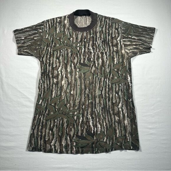 Realtree | Shirts | Vintage Realtreecamo Shirt M Pocket Short Sleeve ...
